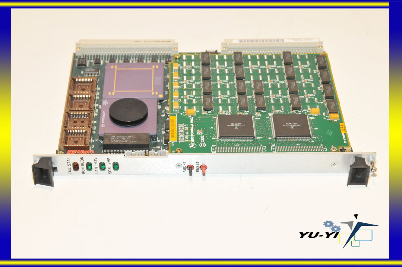 Motorola MVME 167-34A 01-W3826B-33A VME Board - 裕益科技自動化設備可程式編碼器PLC分散式控制系統DCS